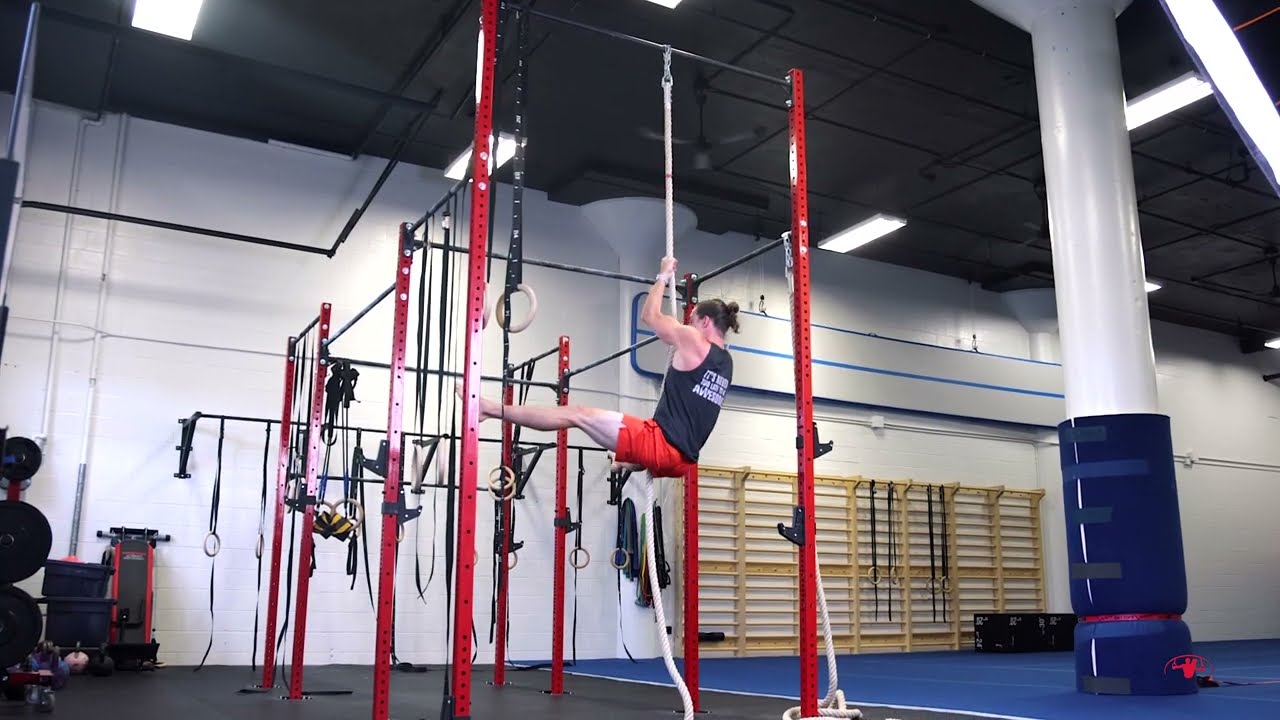 Straddle Rope Climb - YouTube