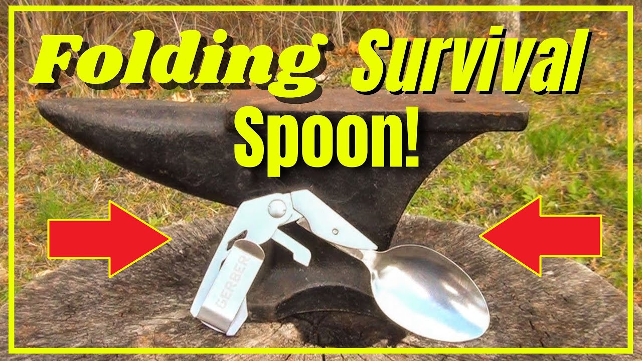 FOLDING SURVIVAL SPOON [ Easy DIY ] - YouTube