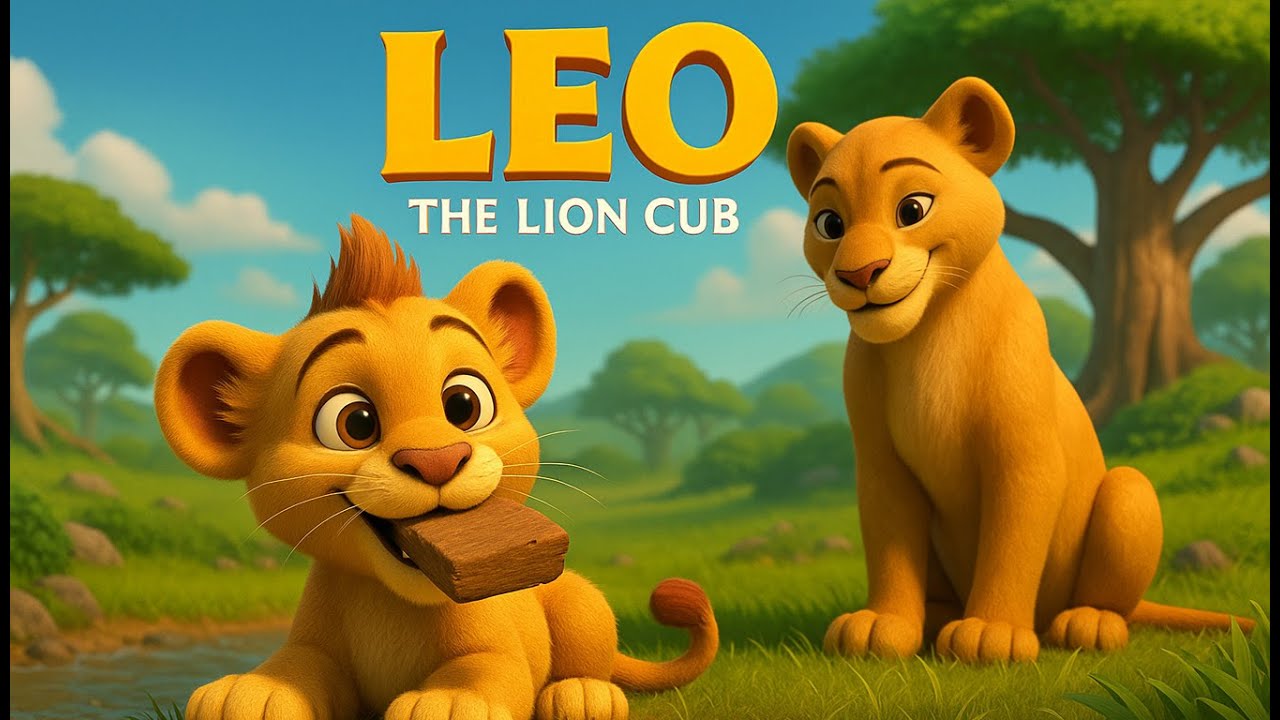 Leo: The Brave Lion Cub | Heartwarming Animal Story for Kids | Jungle ...