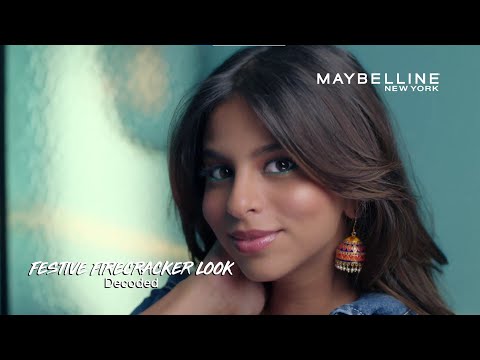 Maybelline New York | How to Get Suhana's Festive Firecracker Look