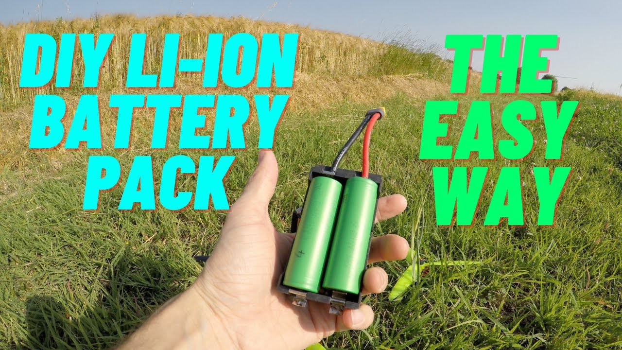 DIY 21700/18650 battery pack - The cheap and easy way! - YouTube