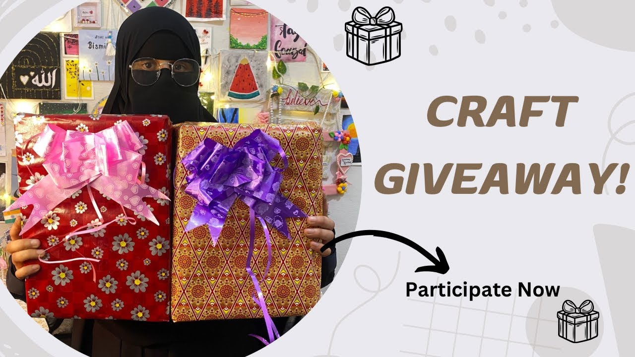 Giveaway‼️🥳Craft Giveaway (@rumaimapalette ) closed ️ - YouTube