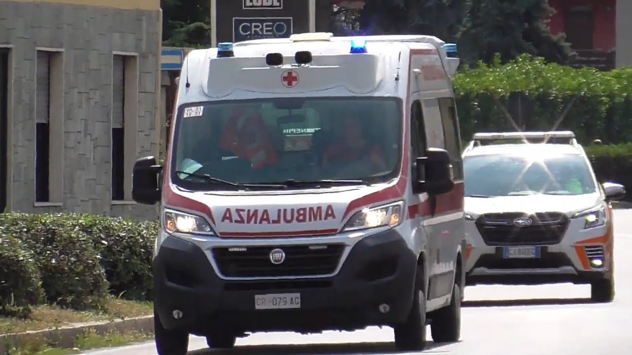 AMBULANZA CRI BUSTO ARSIZIO IN SIRENA + MSA AREU LEGNANO - YouTube