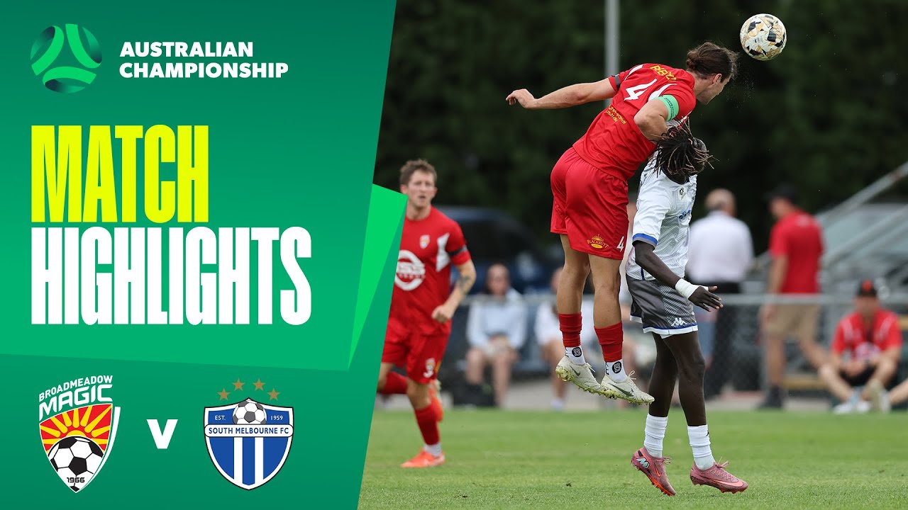Broadmeadow Magic v South Melbourne | Highlights | 2025 Australian ...