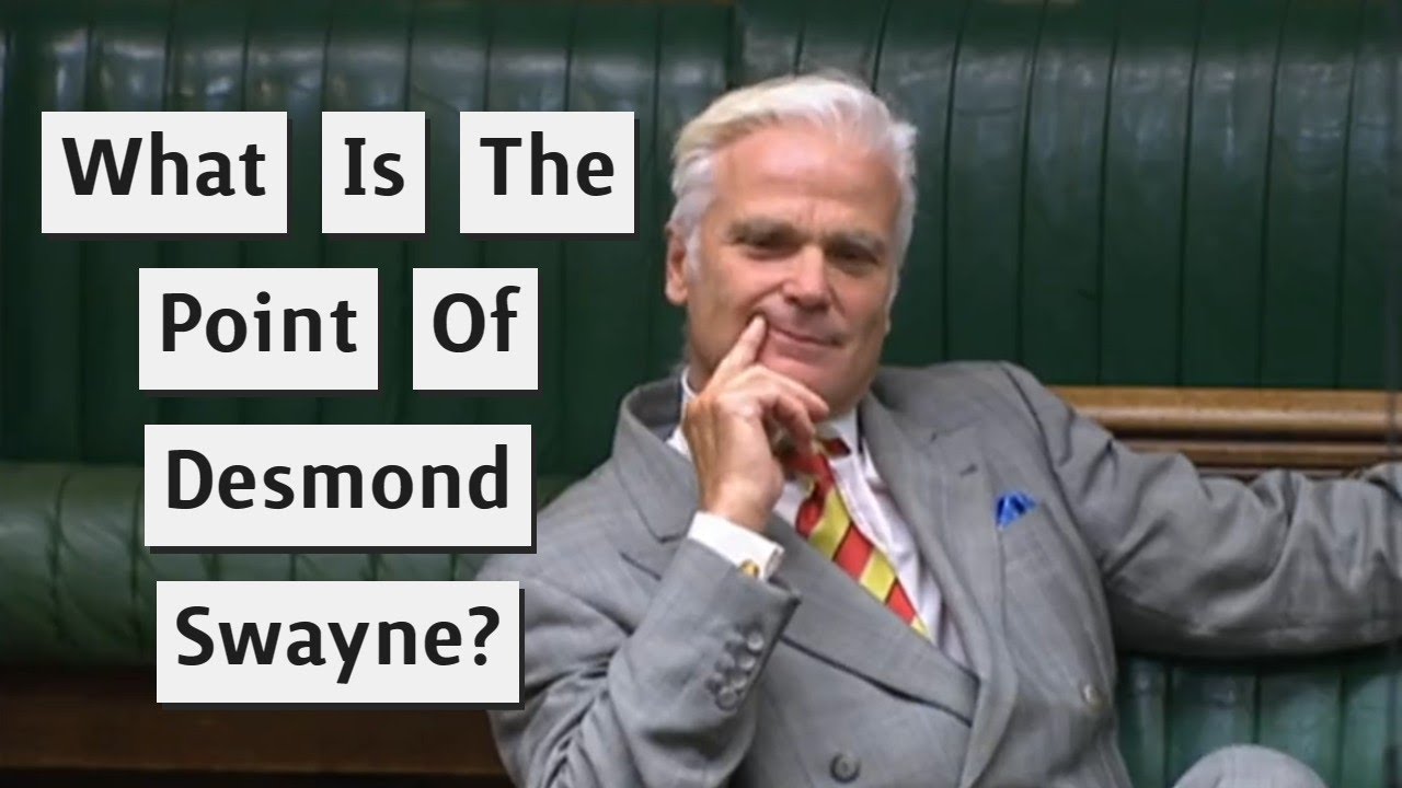 What Is The Point Of Tory MP Sir Desmond Swayne? - YouTube