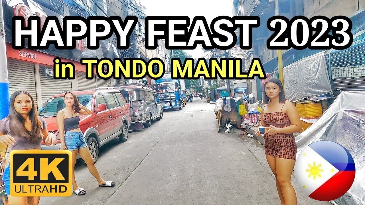 HAPPY FEAST VIVA SANTO NIÑO in TONDO MANILA | WALKING ACTION SCENES in ...