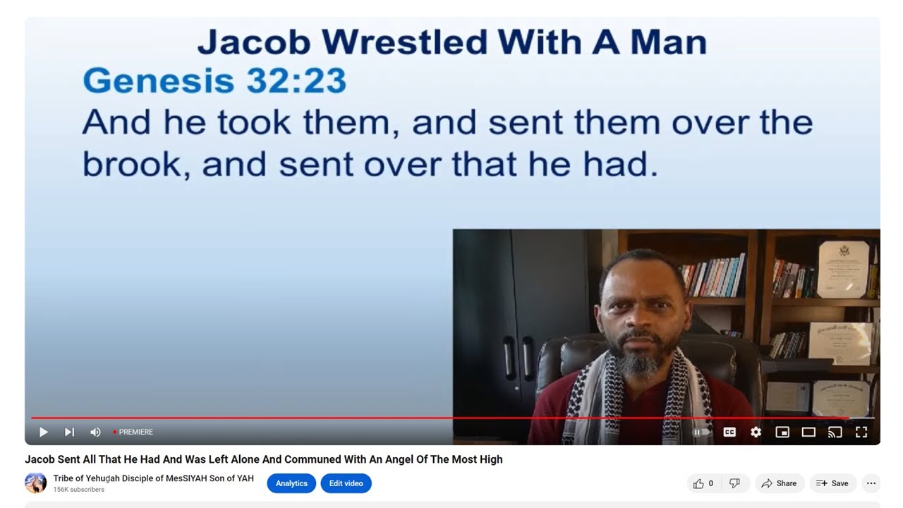 Jacob Sent All That He Had And Was Left Alone And Communed With An ...