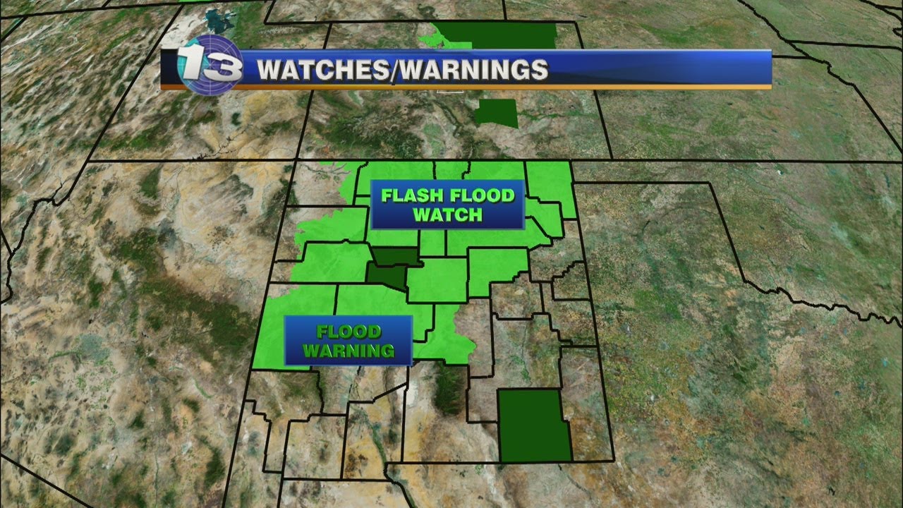 Flash flood watches remain Saturday - YouTube