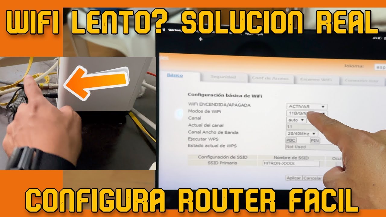 WiFi LENTO se CORTA Solución GARANTIZADO - YouTube