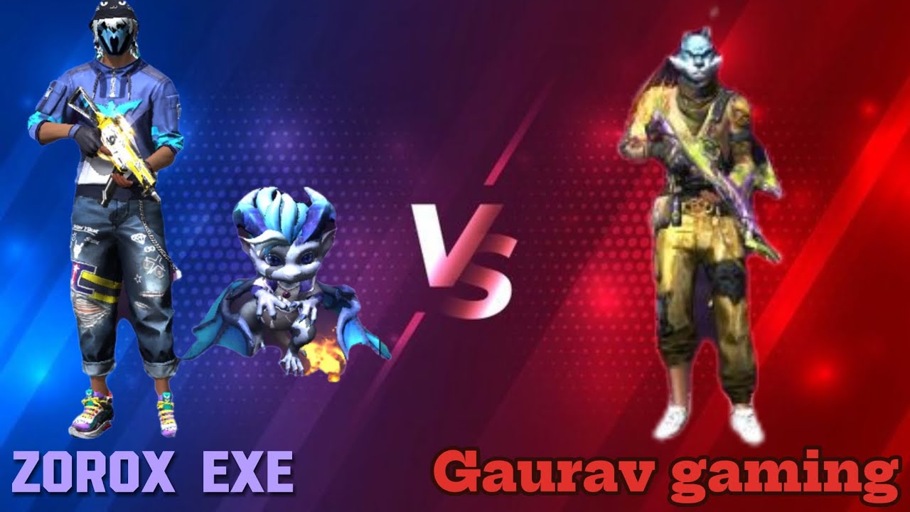 Gaurav gaming vs Zorox eXe || Friendly Match ️ please watch in high ...