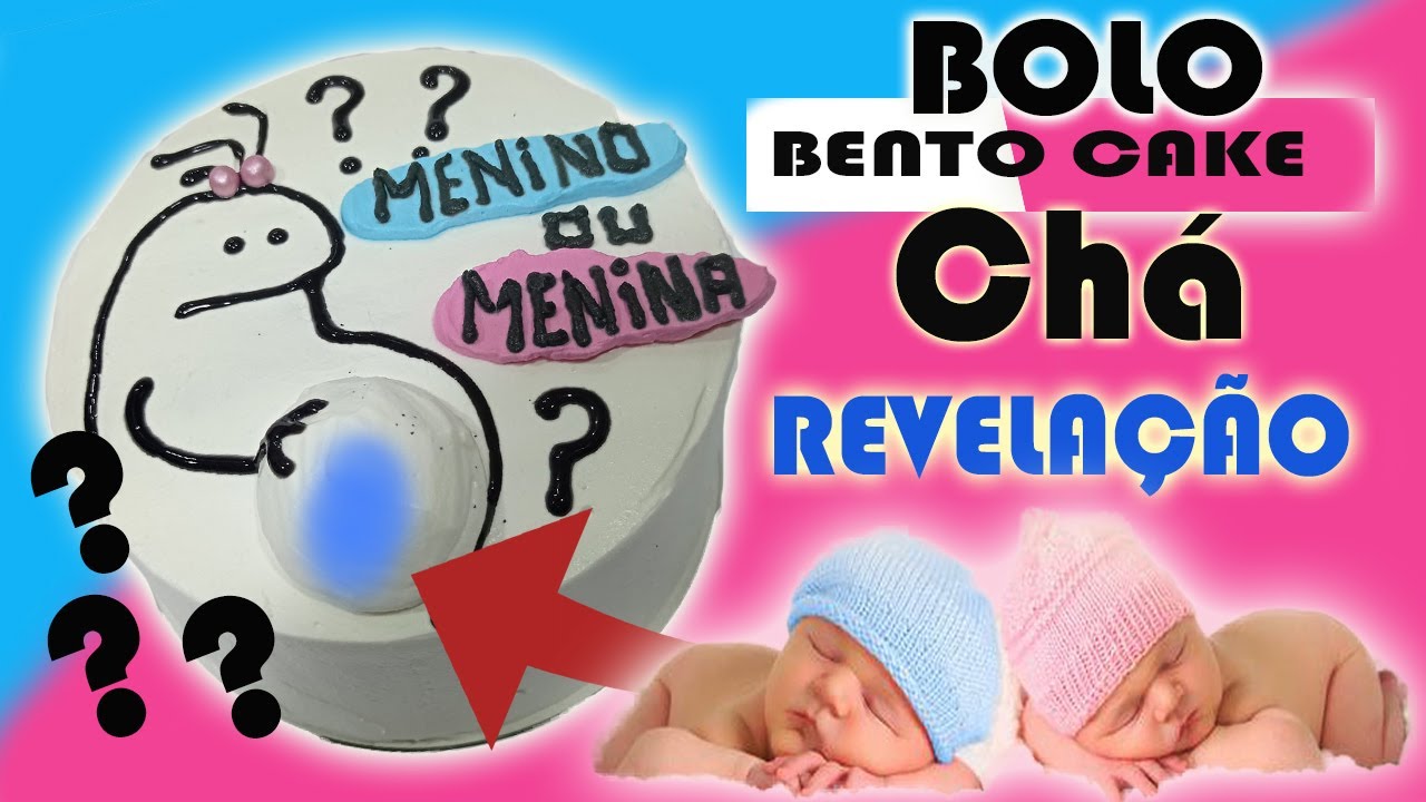 TENDÊNCIA - Bentô Cake chá revelação Flork Meme Grávida #dicas ...