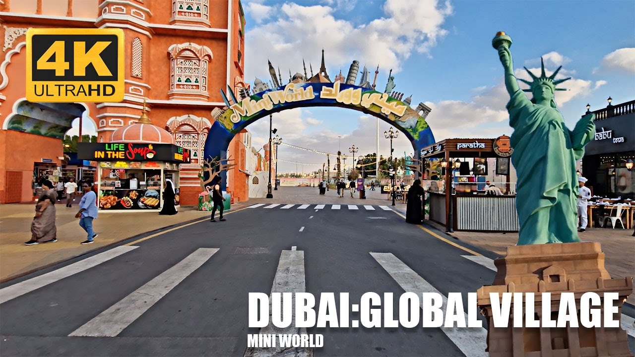 ️ Dubai 【4K】Global Village Dubai: Complete Walking Tour MINI WORLD ...