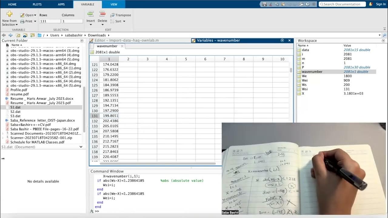 Lecture 4 - Data Importing of Raman Spectroscopy in MATLAB (Part 2) - YouTube