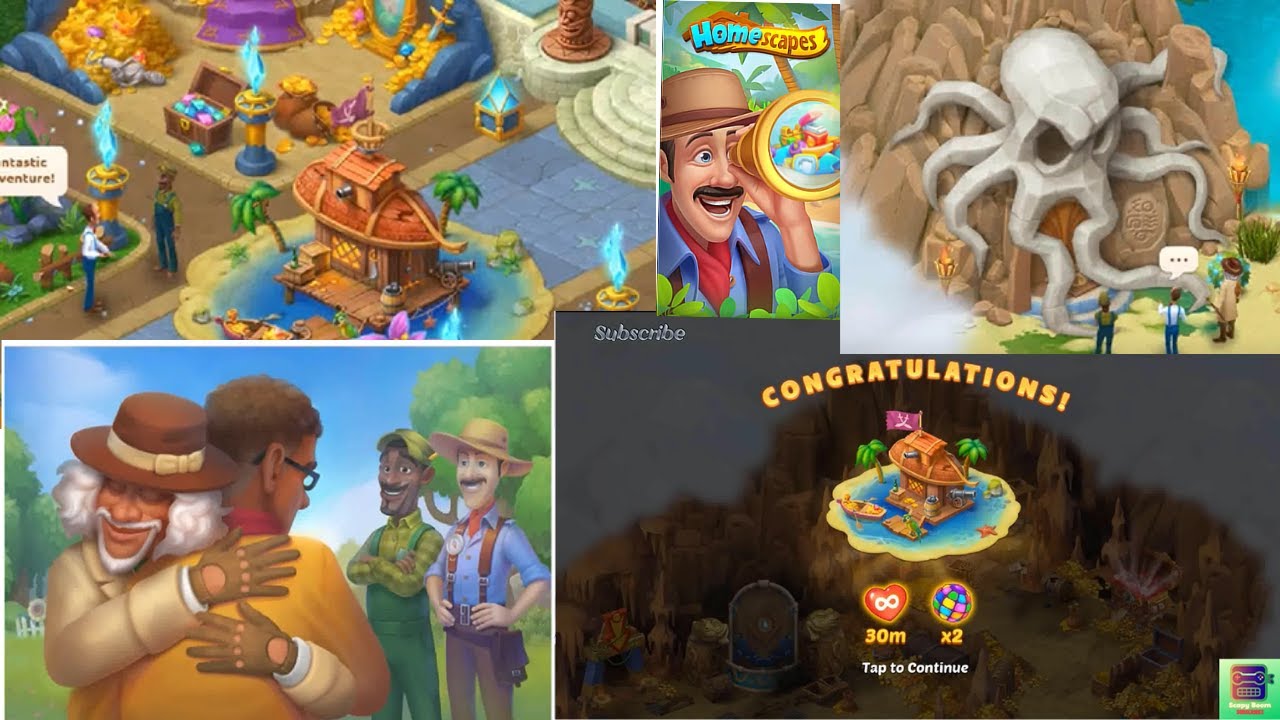 Homescapes Tortuga Treasure Expedition Chapter 2 - YouTube