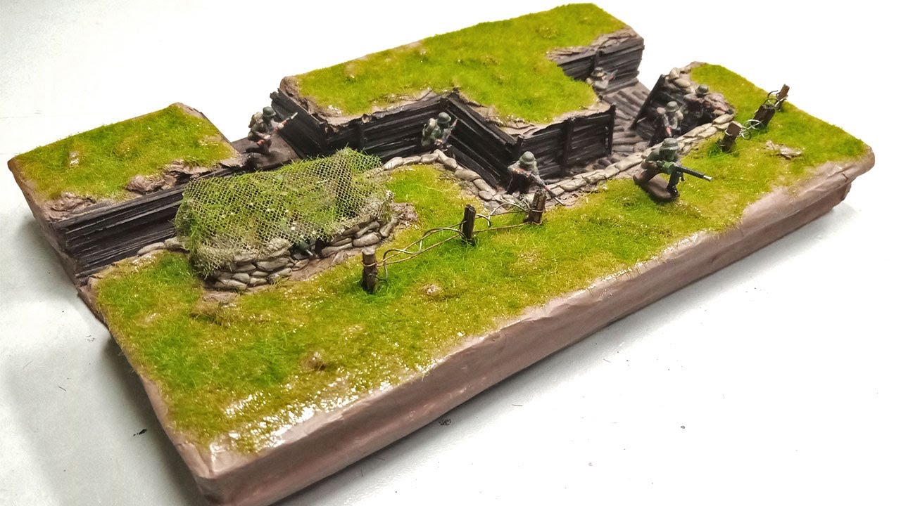 WW1 Trench 1 72 Scale DIY How To Build Part II YouTube