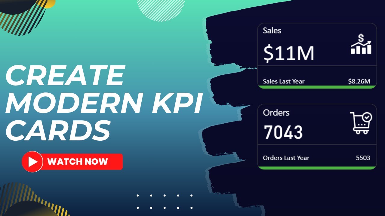 How I Created These Modern KPI Cards in Power BI (Step-by-Step ...