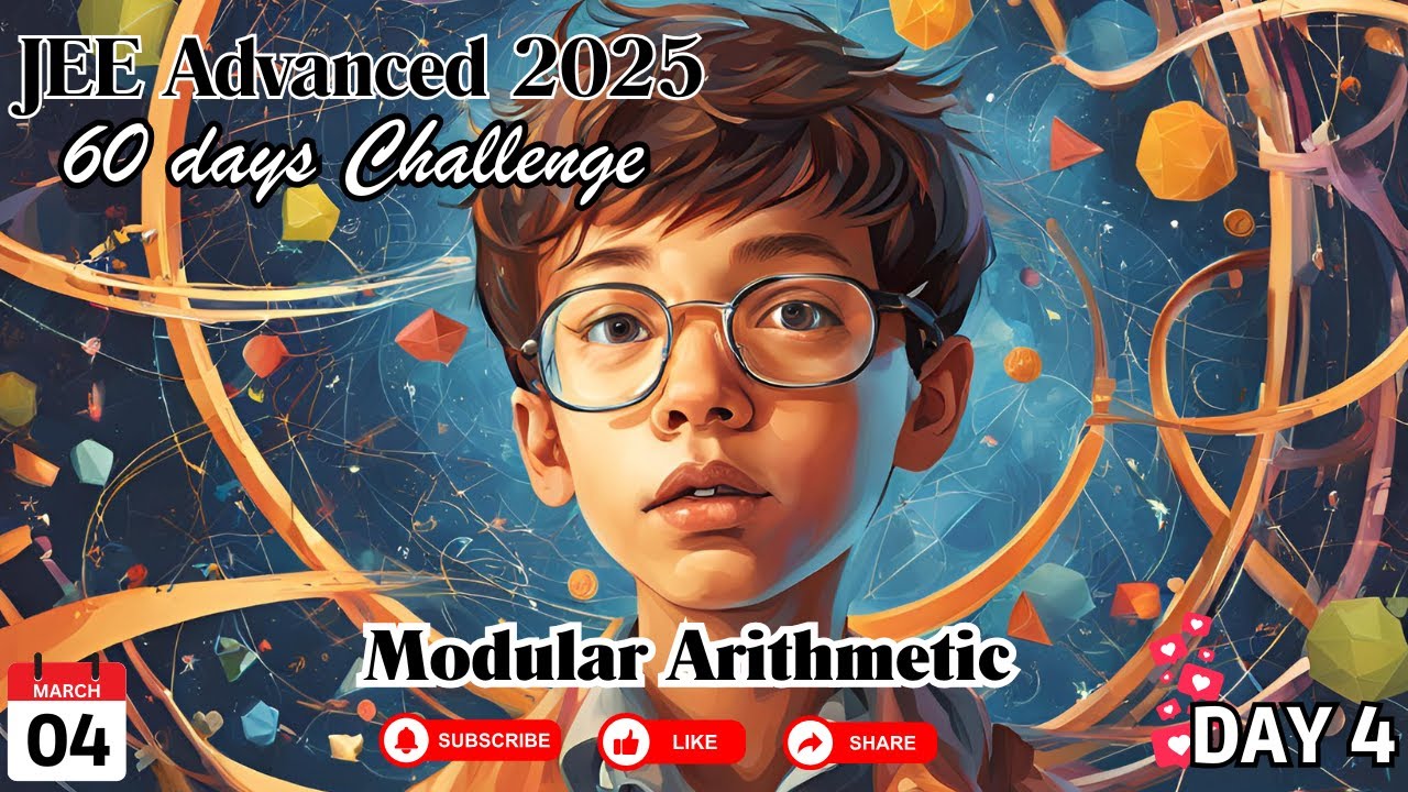 Modular Arithmetic | Day 04 | JEE Advanced 2025 | 60 days Challenge - YouTube