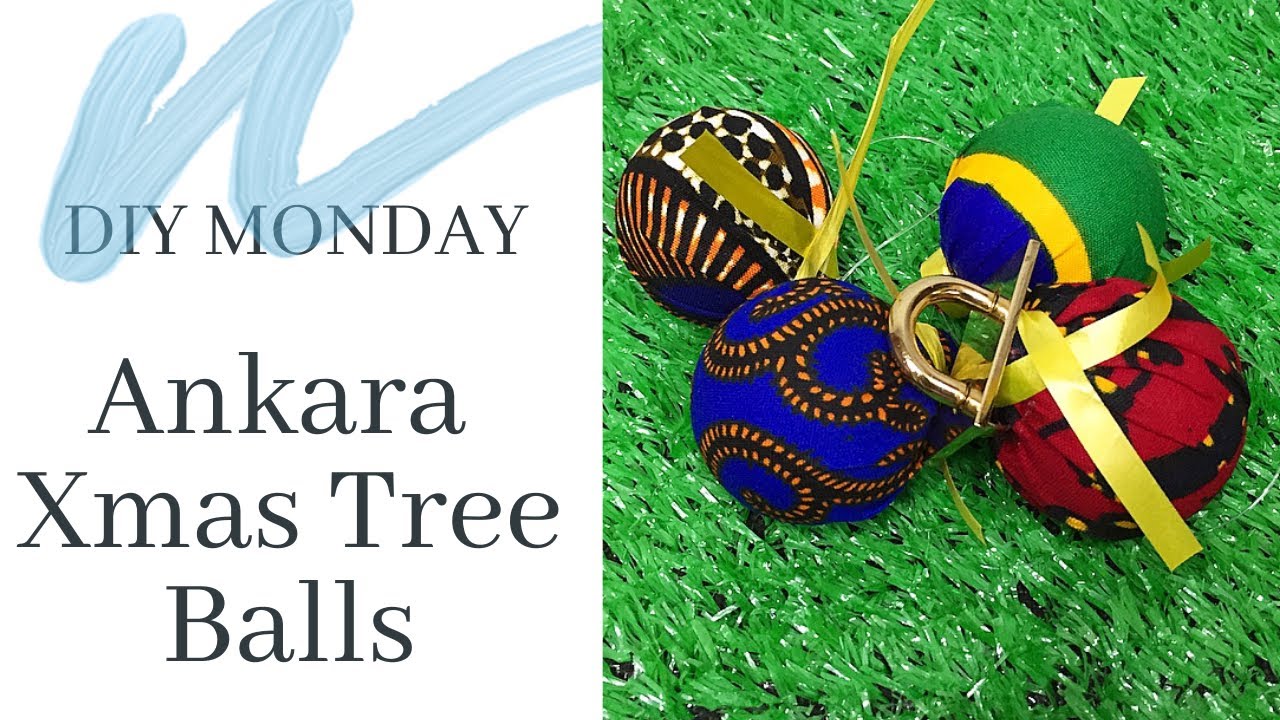 Christmas Tree Balls Decorations with Ankara - YouTube