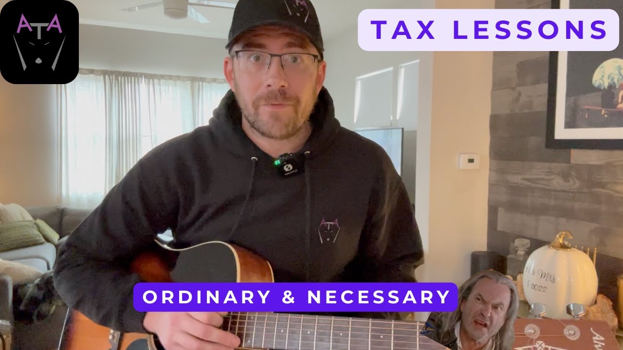 TAX LESSONS: What are business expenses? (Explained with a Guitar ...