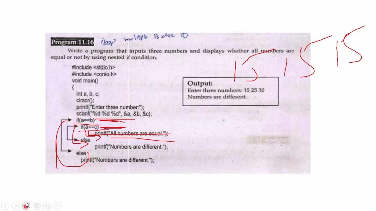 chp 11 lec 7 nested if - YouTube