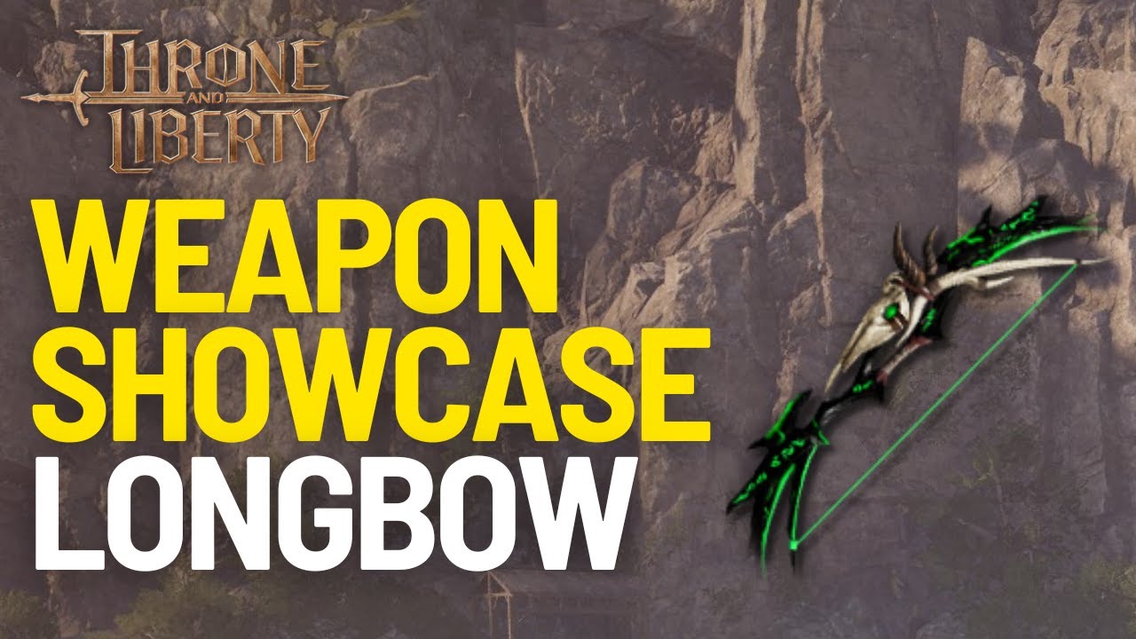 Longbow Weapon Showcase -- Throne and Liberty - YouTube