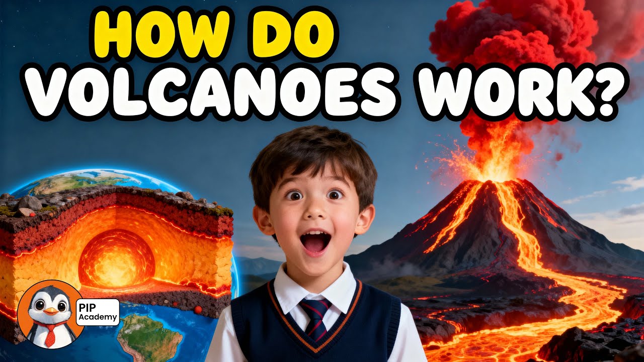How Do Volcanoes Work | A fun and engaging introduction to volcanoes ...
