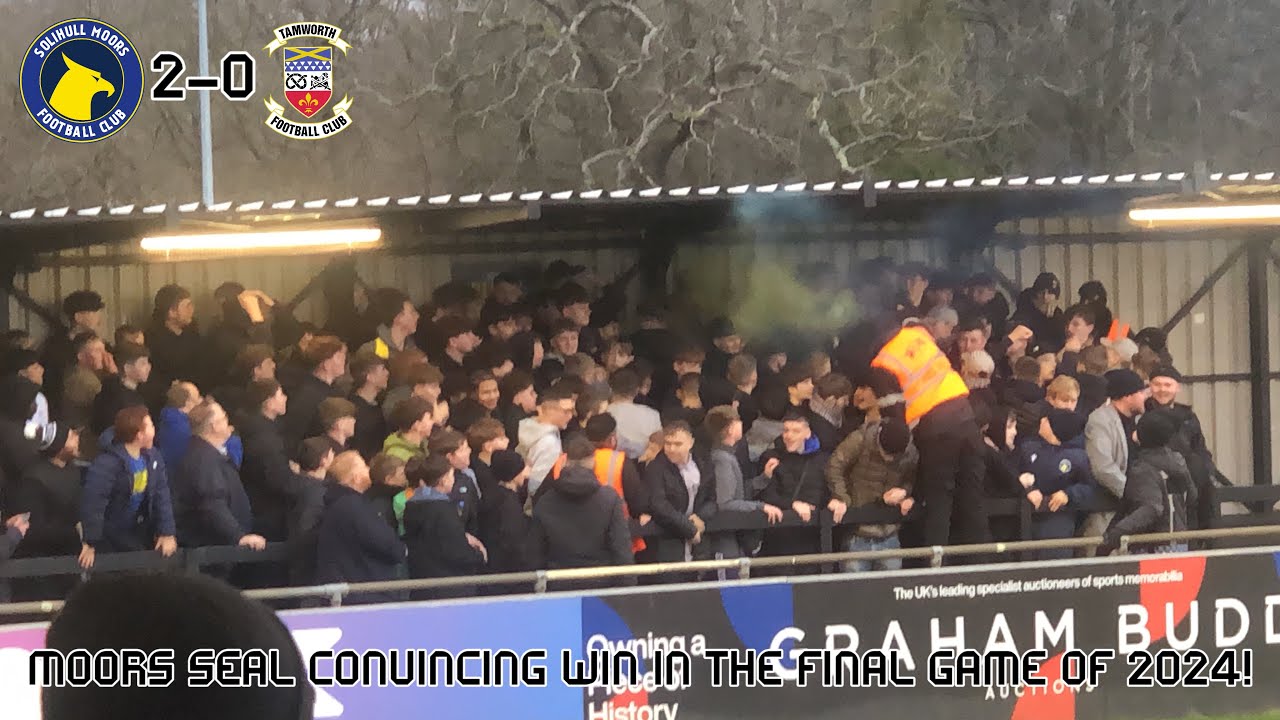MOORS SEAL CONVINCING WIN IN THE FINAL GAME OF 2024 | Solihull Moors 2 ...