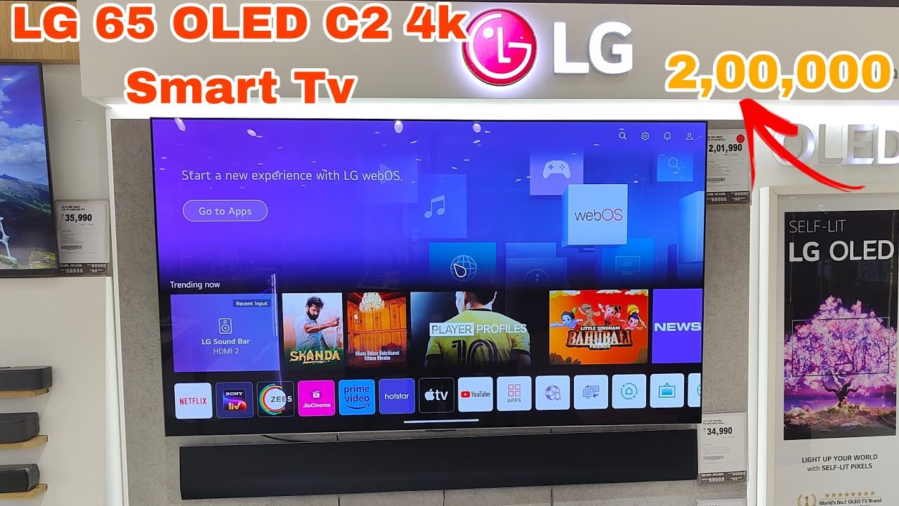 LG 65 c2 OLED 4k Smart Tv || LG OLED web OS ||] lg c2 65 inches - YouTube