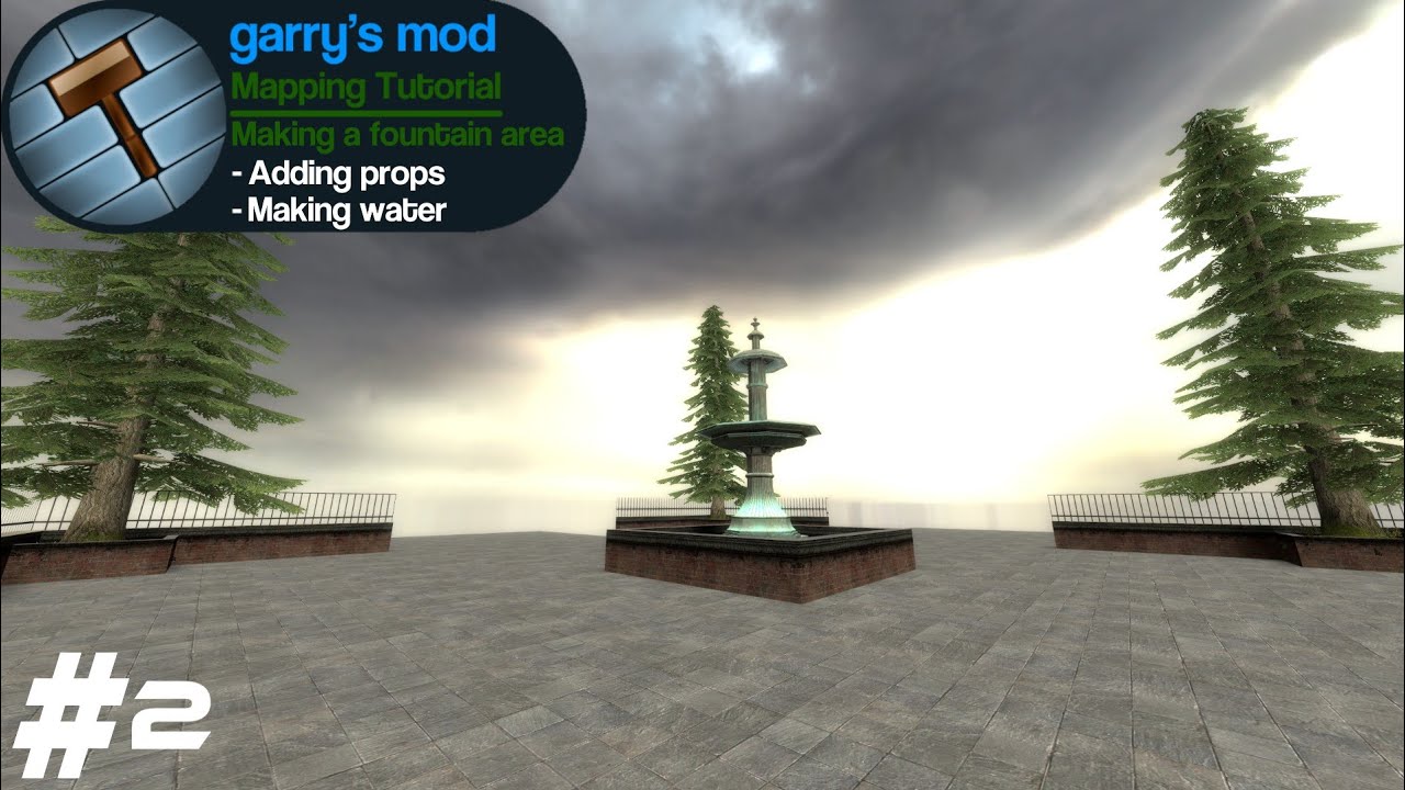 Making A Fountain Area | Gmod Mapping Tutorial #2 - YouTube