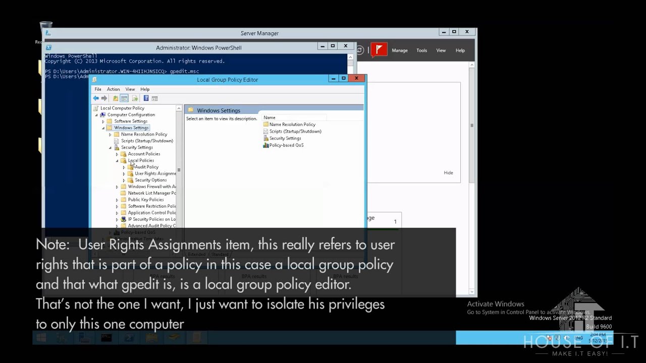 Manage your Accounts with Active Directory on Windows Server 2012 R2 ...