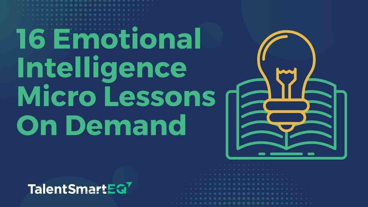 16 Emotional Intelligence Micro Lessons On Demand - YouTube