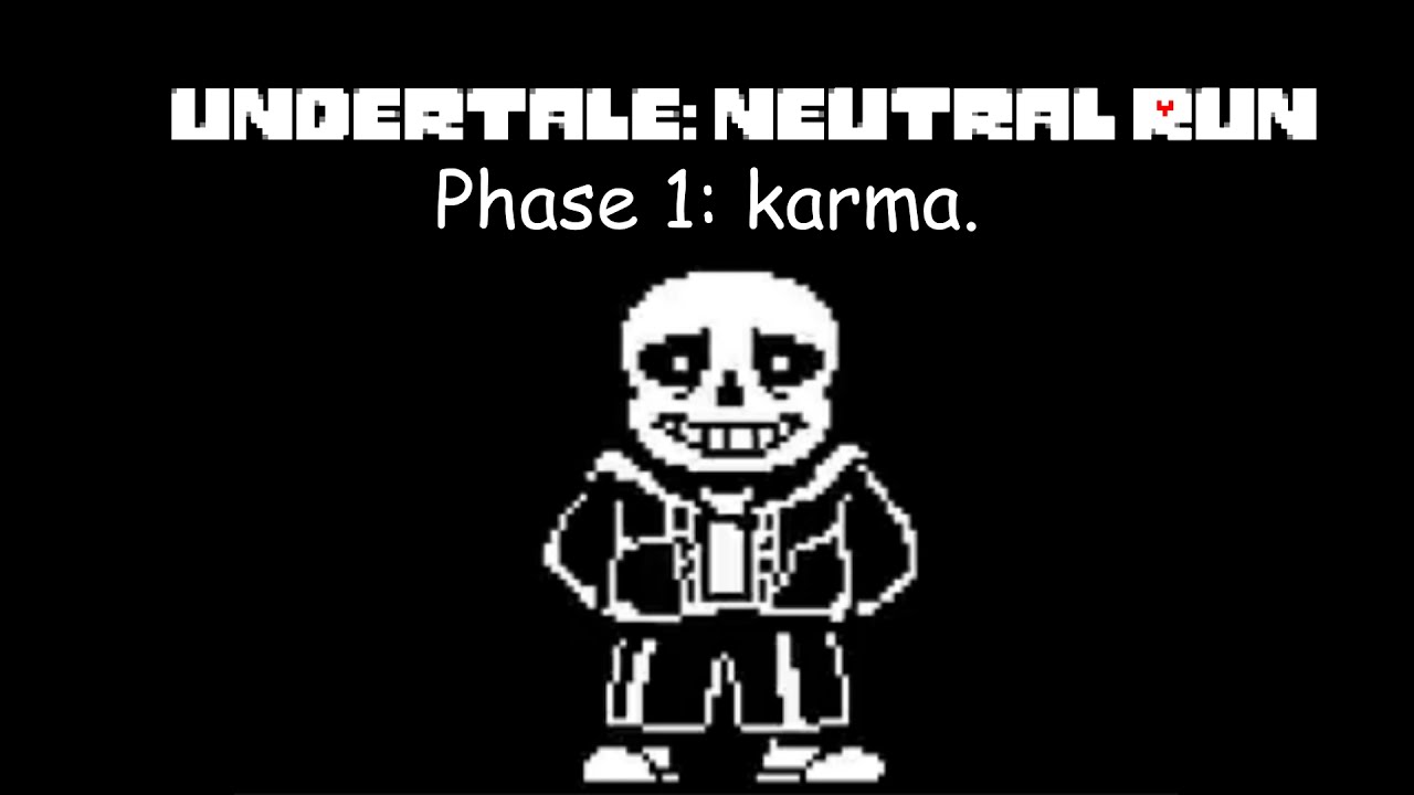 Undertale: Neutral Run Sans Full UST - YouTube