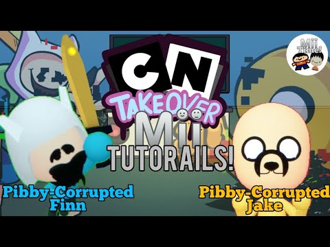 FNF' CN Takeover Pibby-Corrupted Finn and Jake Mii Tutorials! - YouTube