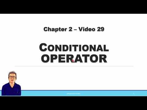 conditional operator (?:) in C++ | Ternary operator | C++ tutorial for BEGINNERS | in Hindi ...