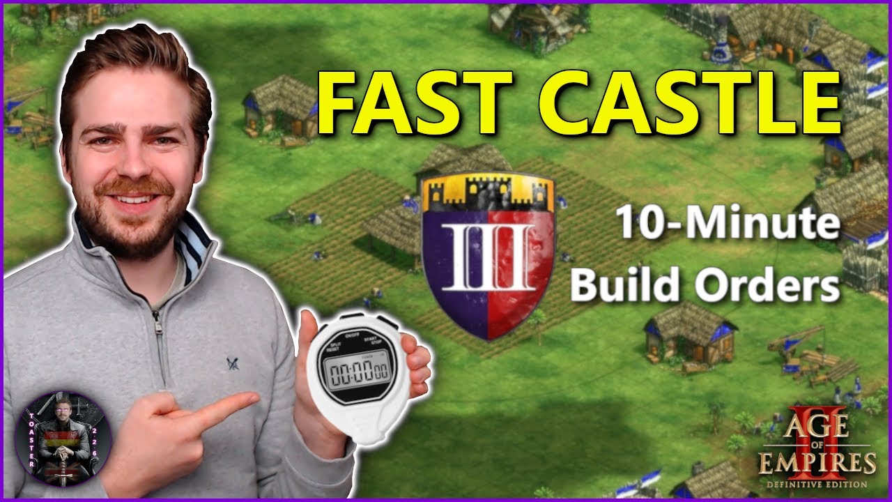 Learn Fast Castle | 10 Minute AoE2 Build Orders - YouTube