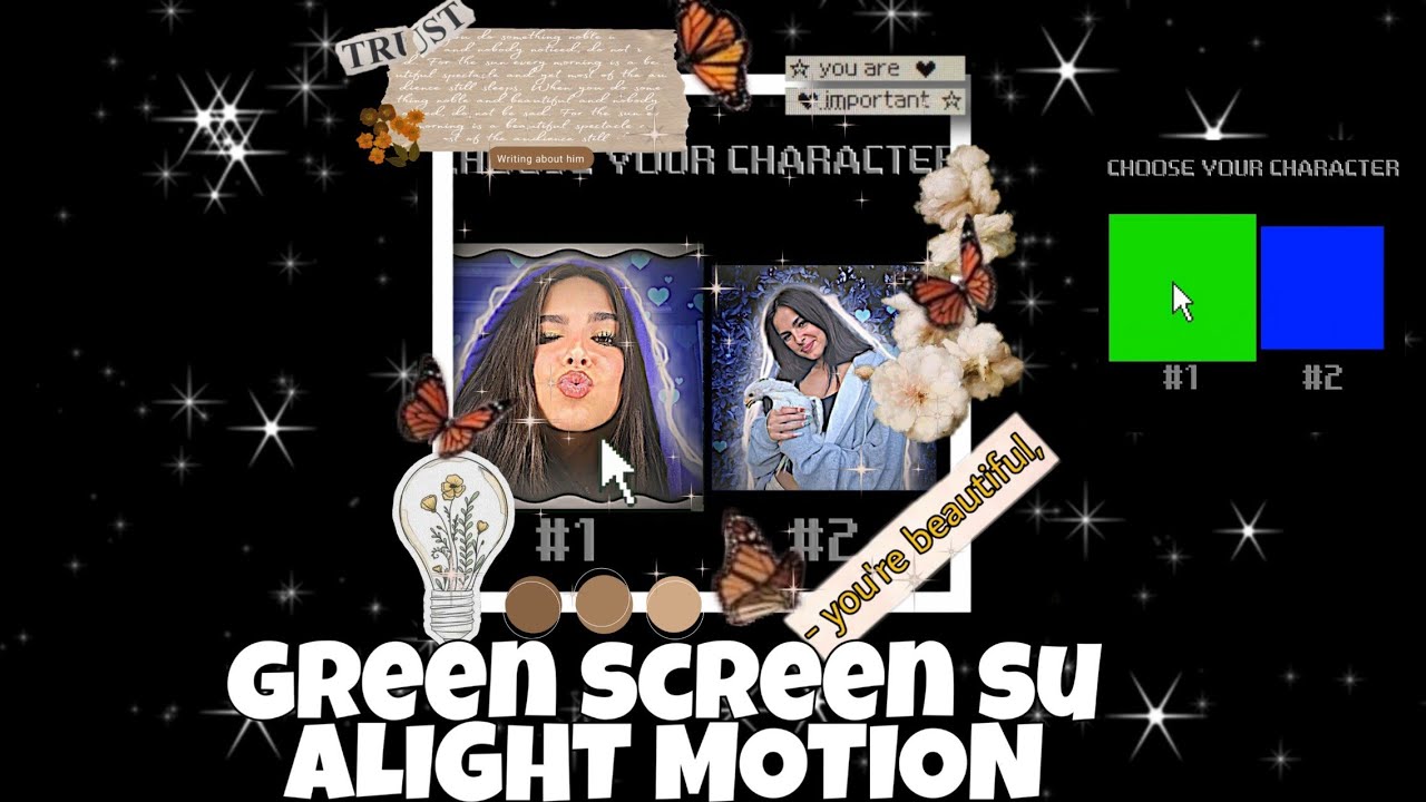 Come usare il green screen su alight Motion - YouTube