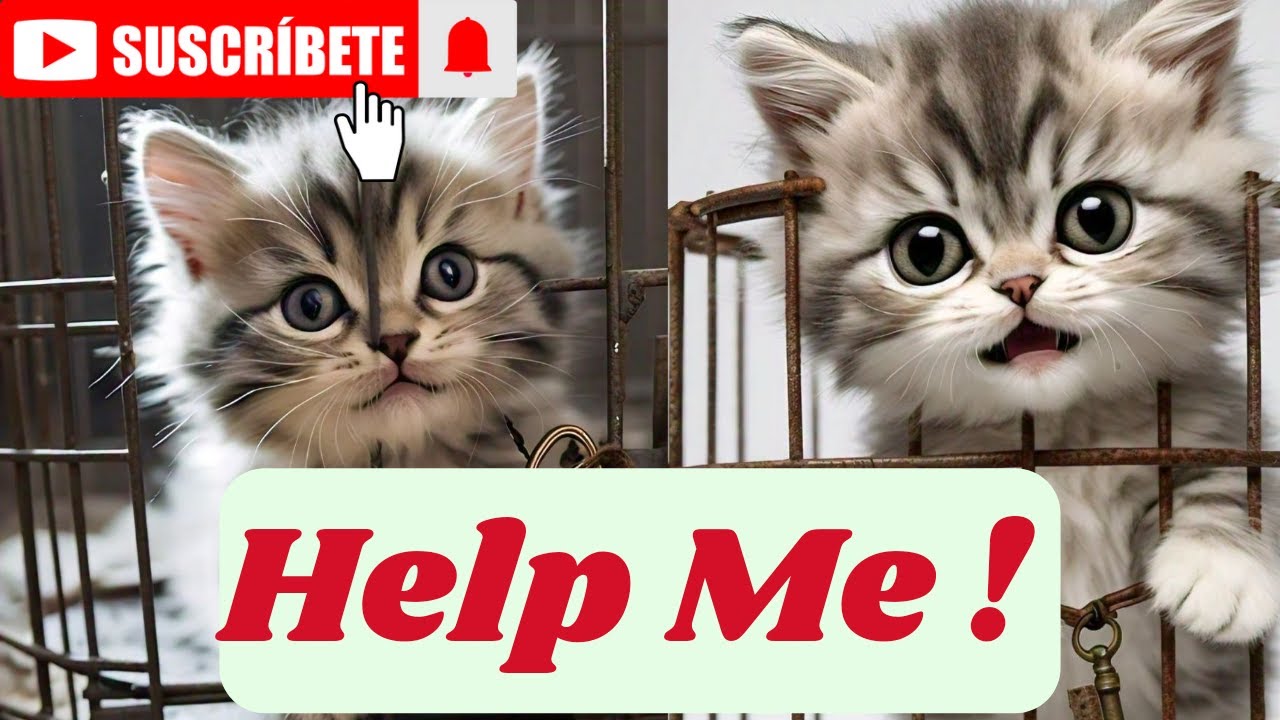 Help Me! Kitten Asking for Help || Trying to escape from the Cage # ...
