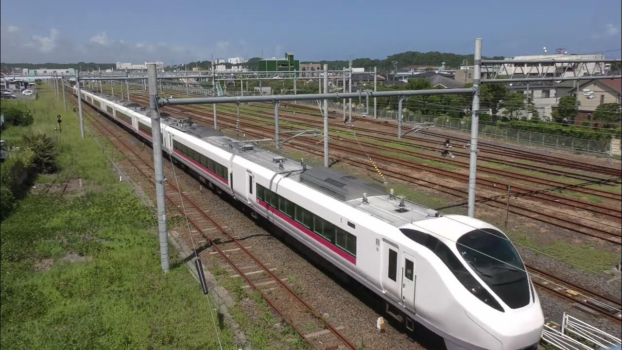 回9593M E657系 K4編成 高萩駅発車 - YouTube