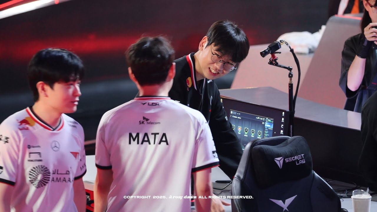 [DORAN] 250815 LCK 정규 4R HLE vs T1 도란 직캠 (After the match) - YouTube