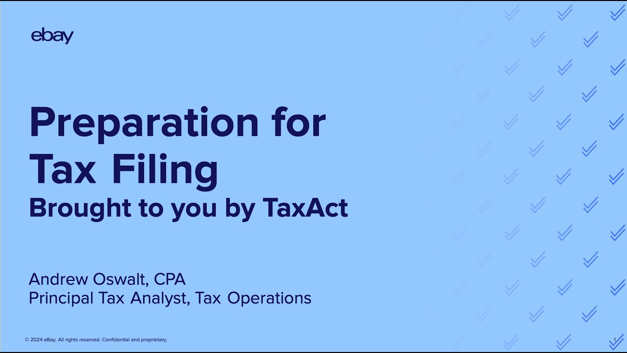 Preparation for tax filing brought to you by TaxAct - YouTube