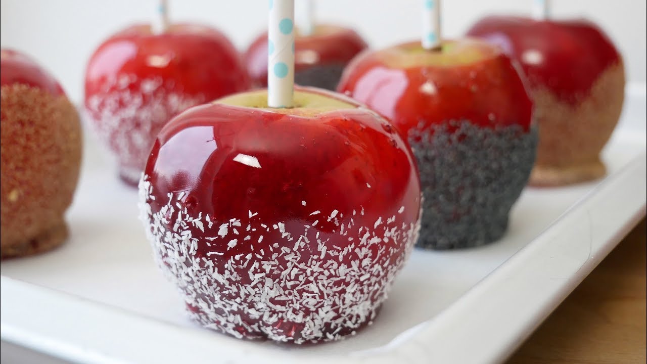 Kandierte Äpfel Selber Machen (Rezept) || Homemade Candied Apples ...