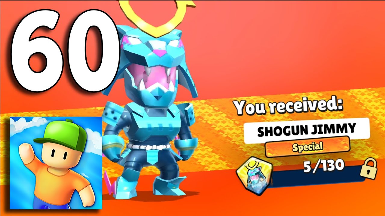 Stumble Guys - Shogun Jimmy Fragments - Gameplay Walkthrough Part 60 ...