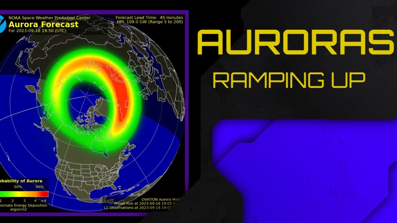 Aurora activity increasing. G2 Solar Storm forecasted tonight. Monday ...