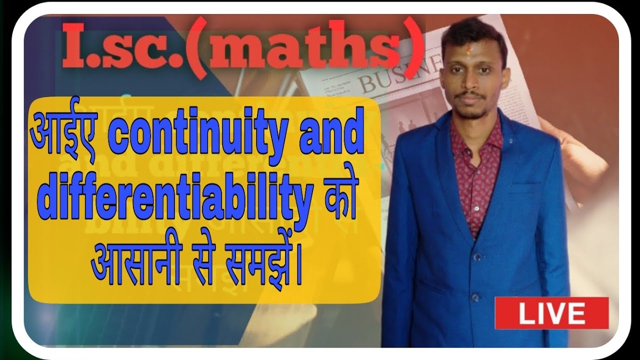 I.sc (maths) continuity and differentiability 12th - YouTube