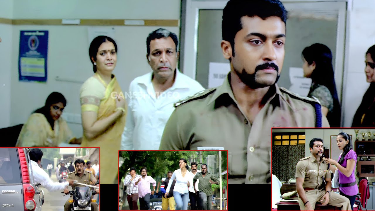 Suriya One of The Best Powerful Police & Love Movie Part 9 - YouTube