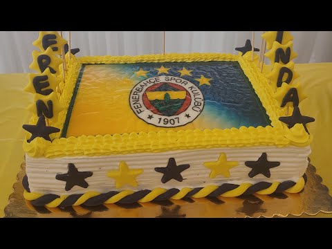 Fenerbahçe Temalı Doğum Günü Pastası🧿💯👩‍🍳✅