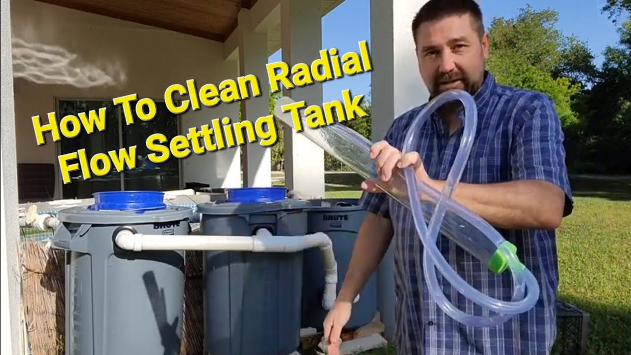 Cleaning / maintaining RFS radial flow settler solids filter for the ...