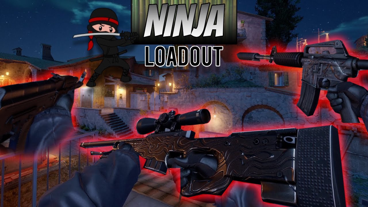NINJA Themed Loadout (CS2 Budget BLACK Inventory) - YouTube