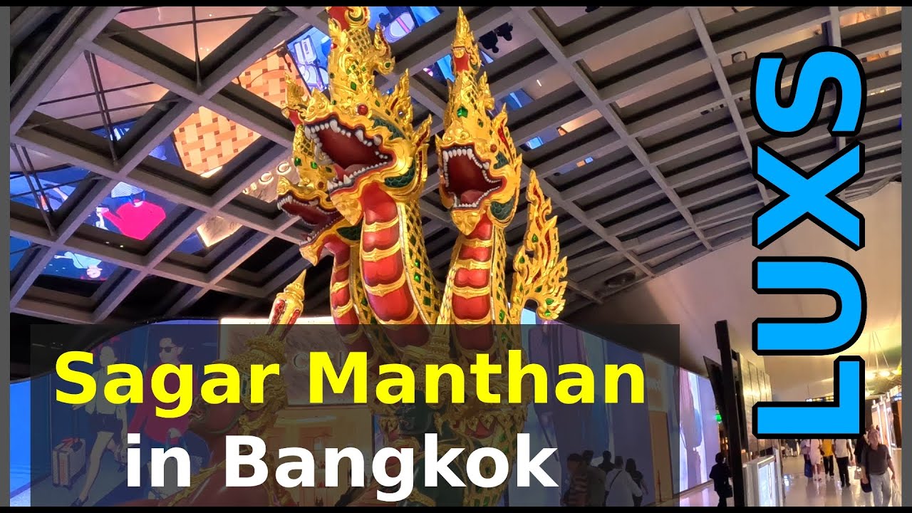 Sagar Manthan statue in Bangkok - YouTube
