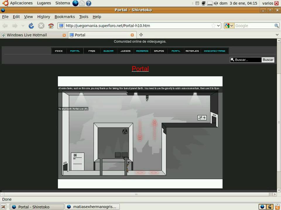 Juego Flash Portal - Nivel 6 - YouTube